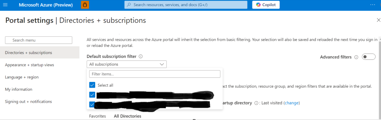 All resources disappeared in Azure Portal - Microsoft Q&A