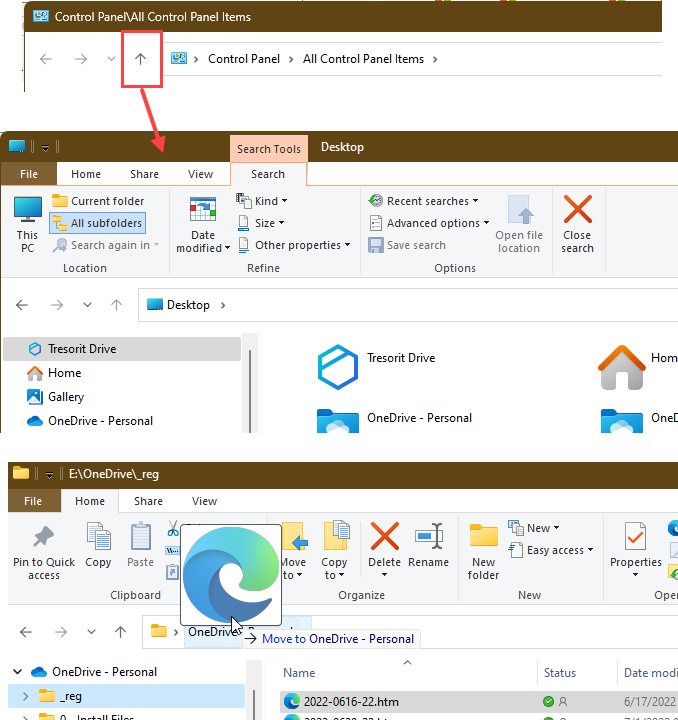 Create shortcut by dragging the link from the address bar - Microsoft Q&A