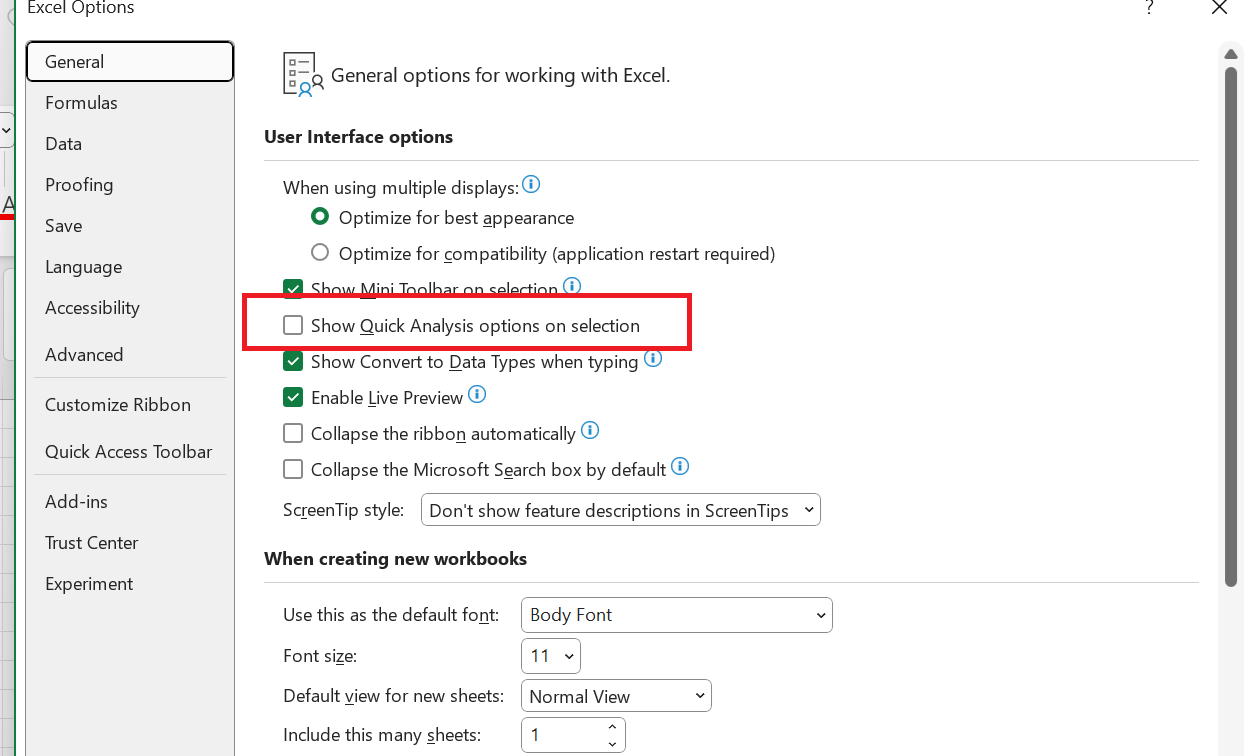 Disable CTRL key opening the Layout Menu (Excel for Windows ...