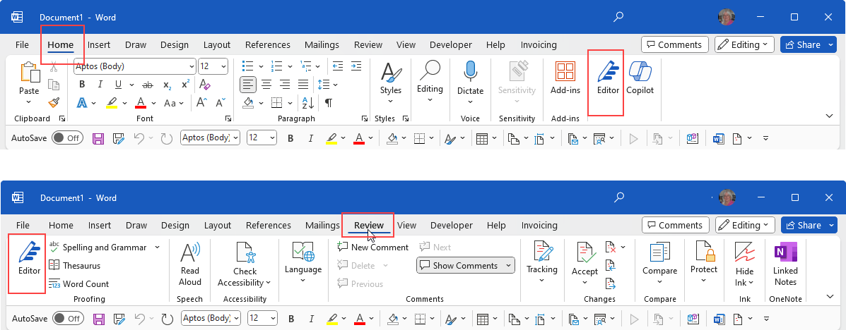 I have Word Editor on my PC but I can't find it and it doesn't show up ...