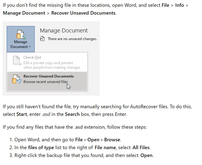 I spent several hours writing a long assignment in Microsoft Word ...