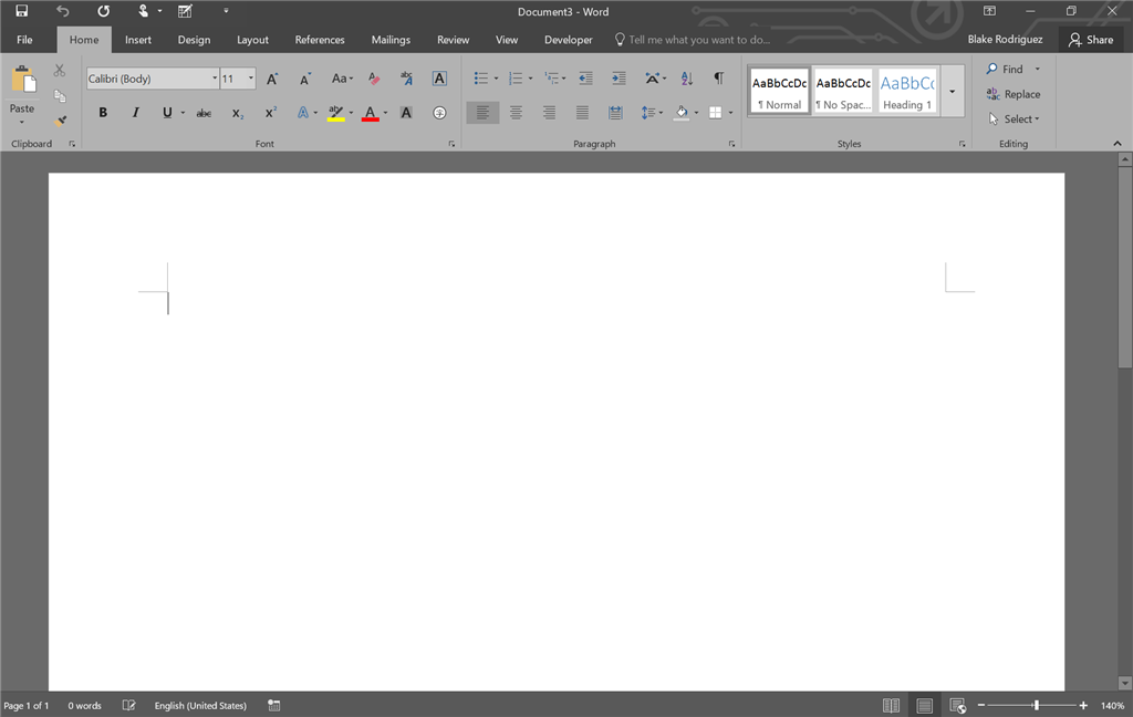 Weird corners in word 2016 - Microsoft Q&A