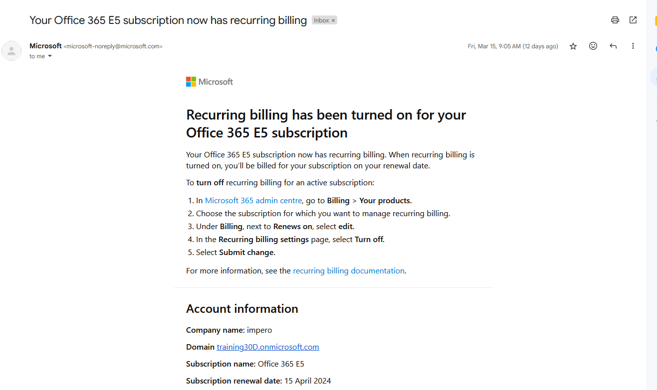 office 365 e5 account not found - Microsoft Q&A