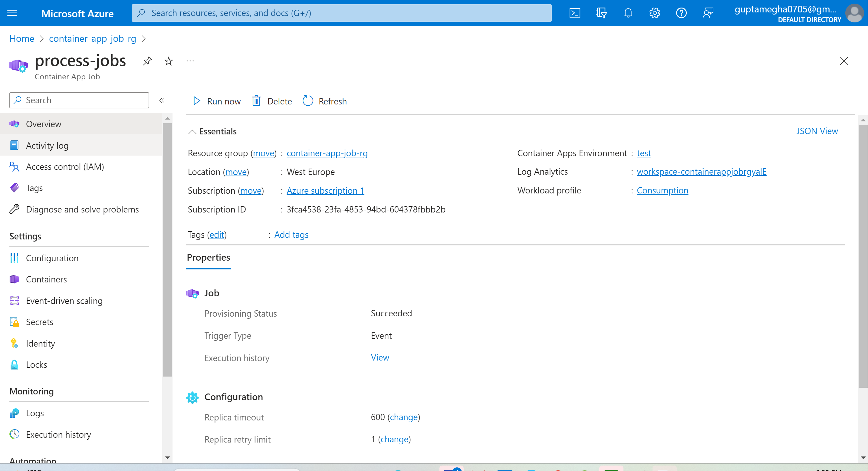 Azure container app job not getting triggered by service bus KEDA ... Azure container app job not getting triggered by service bus KEDA ...