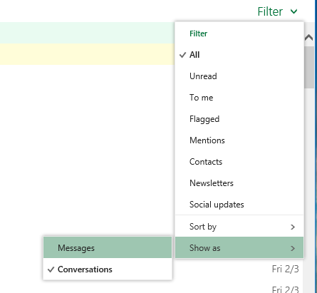 Turn off Conversation View - Microsoft Q&A