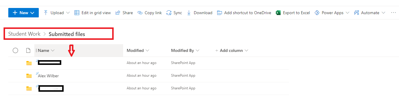Where is feedback and grades stored in SharePoint - Microsoft Q&A