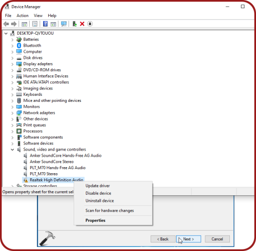 How to fix "no audio output device is installed" - Microsoft Q&A