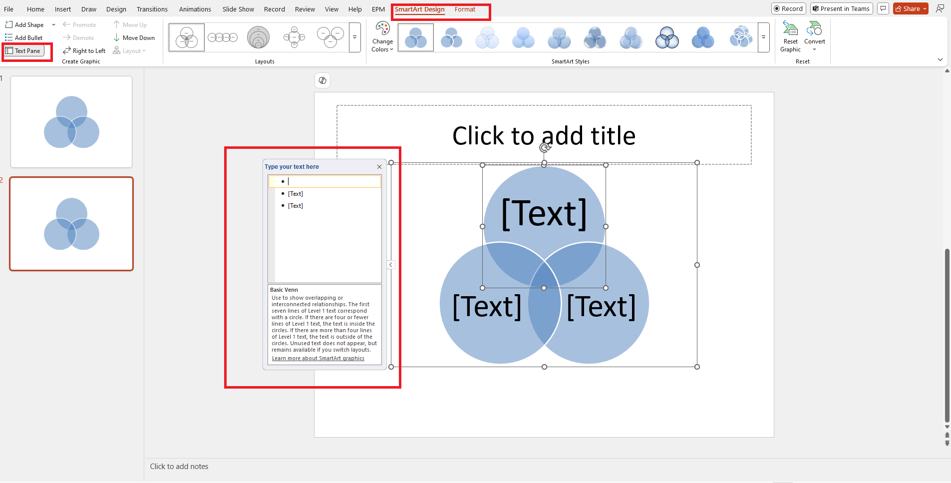 create a venn diagram - Microsoft Q&A