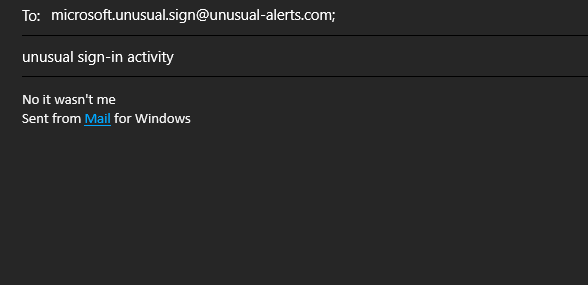 Legit Email? - Microsoft Q&A