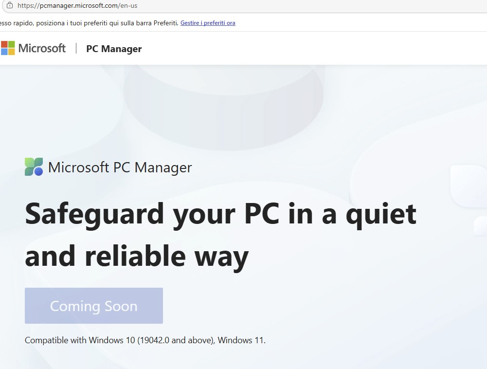 Microsoft PC Manager - Microsoft Q&A