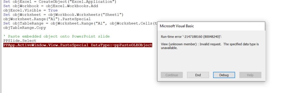 Pasting a table from excel into powerpoint without losing formatting ...