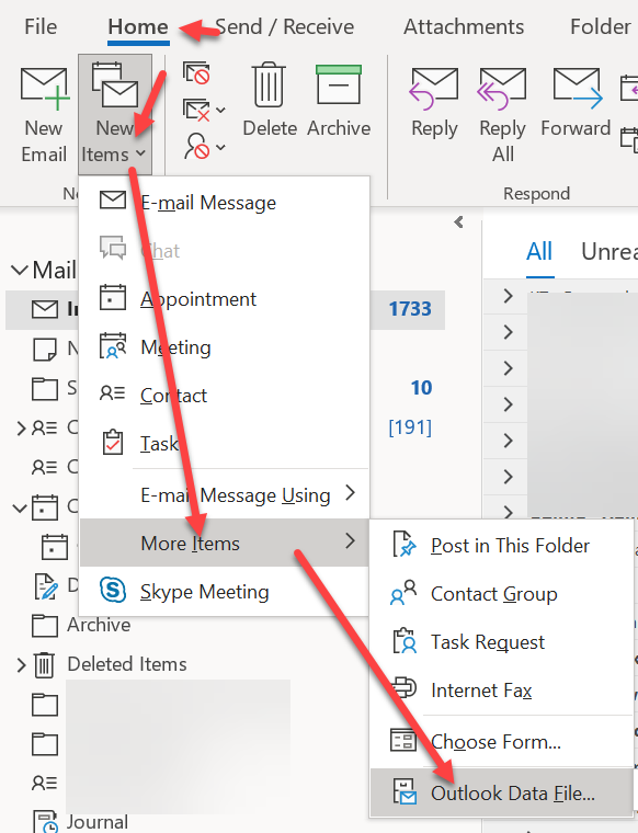 Outlook 365: How to create offline folders to move emails - Microsoft Q&A