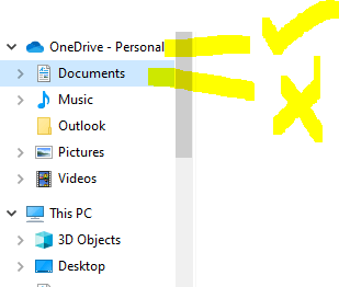 OneDrive folder/file selection in File Explorer not working - Microsoft Q&A