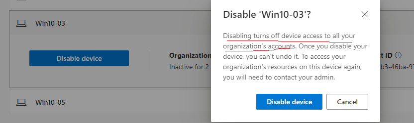 Re-enable device to university account - Microsoft Q&A