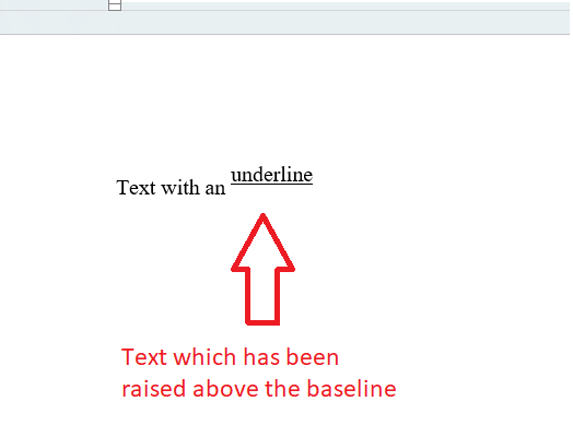 changing the spacing between text and underline - Microsoft Q&A