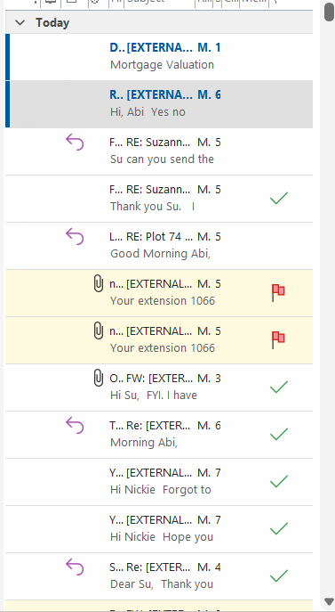 Inbox Spacing on emails small (Not using tighter spacing) Outlook 2019 ...