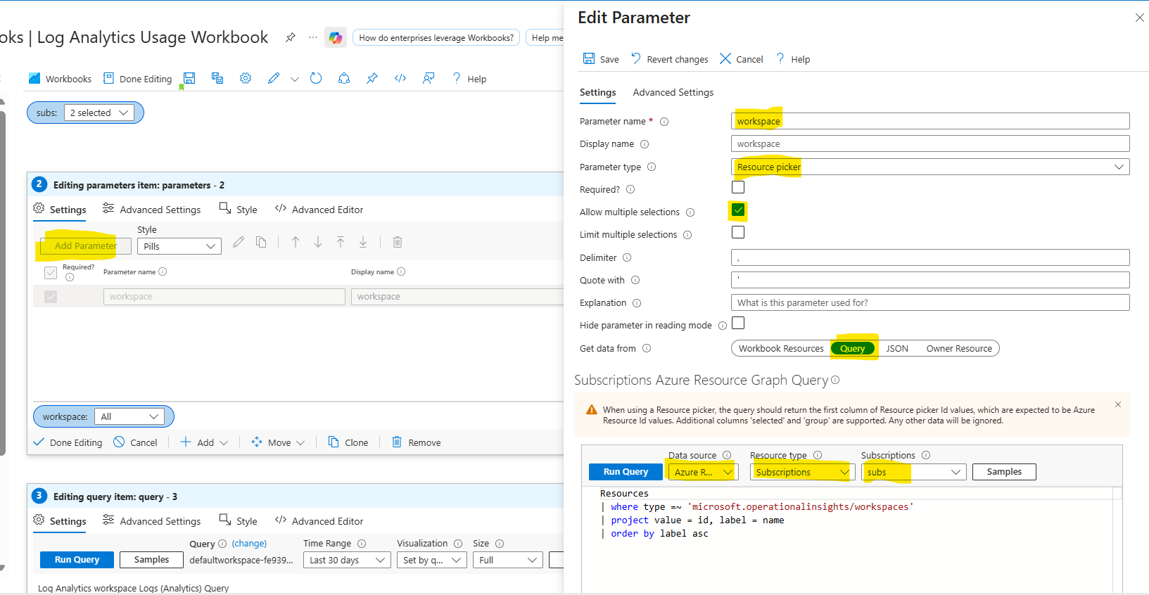 Azure Monitor workbook help needed - Microsoft Q&A