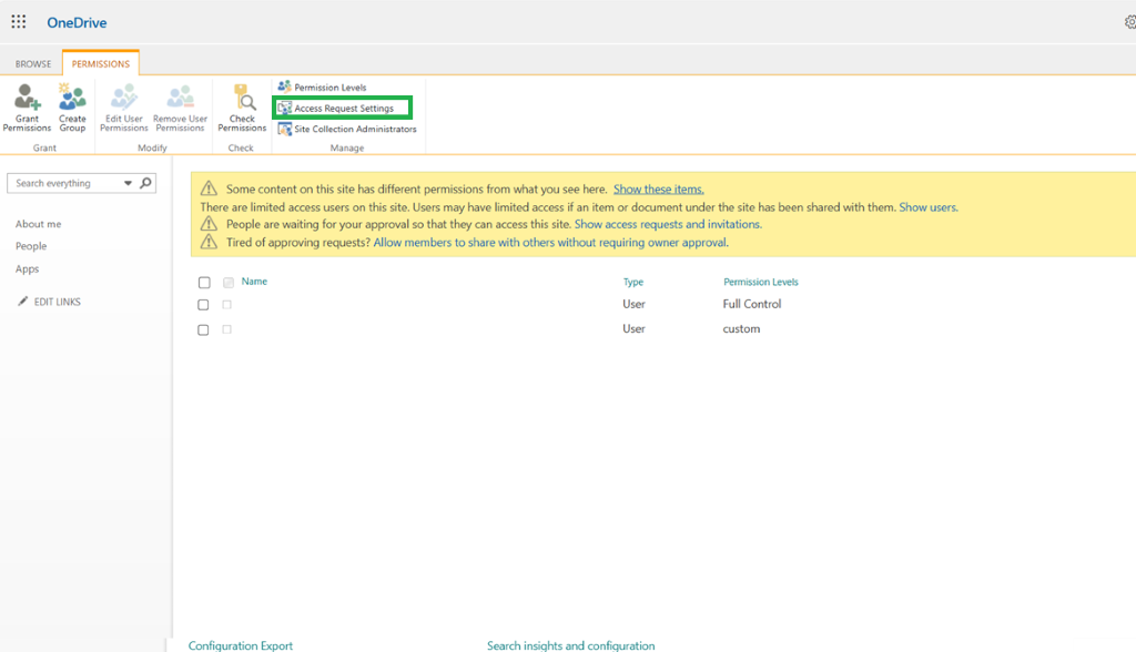 Disabled OneDrive reshare - Microsoft Q&A