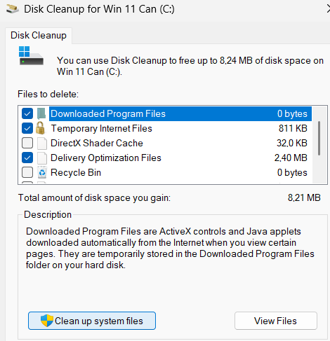 Windows.old folder not showing in Storage files - Microsoft Q&A