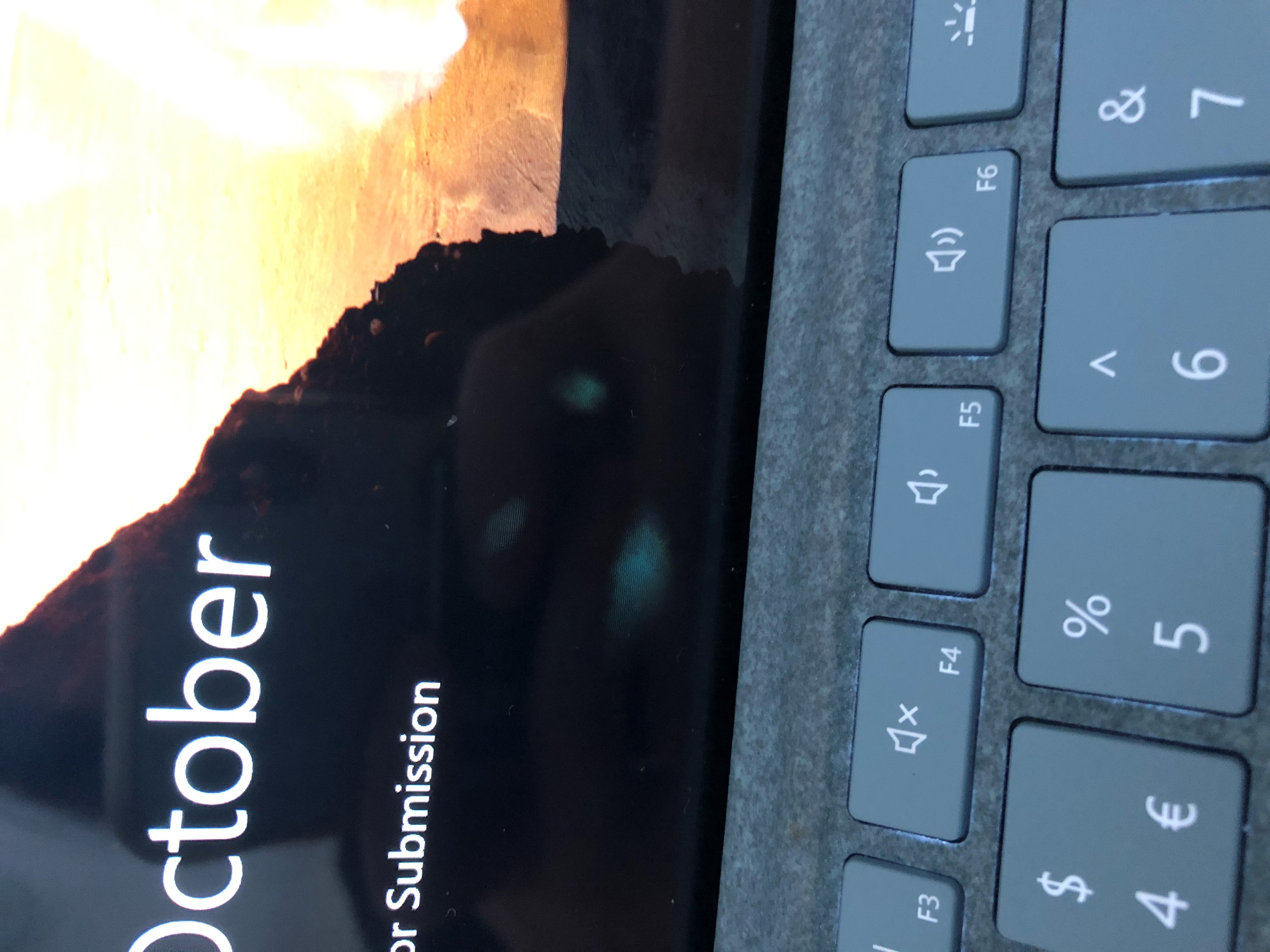 Green spots on Surface pro 6 black screen - Microsoft Q&A