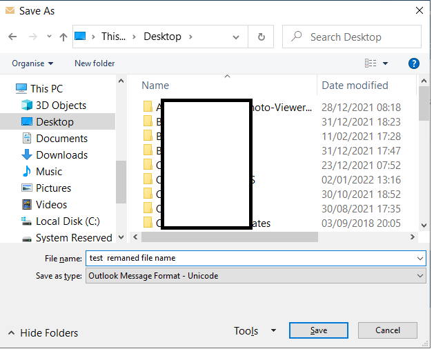 Saved and renamed emails revert to original file names when attached to ...