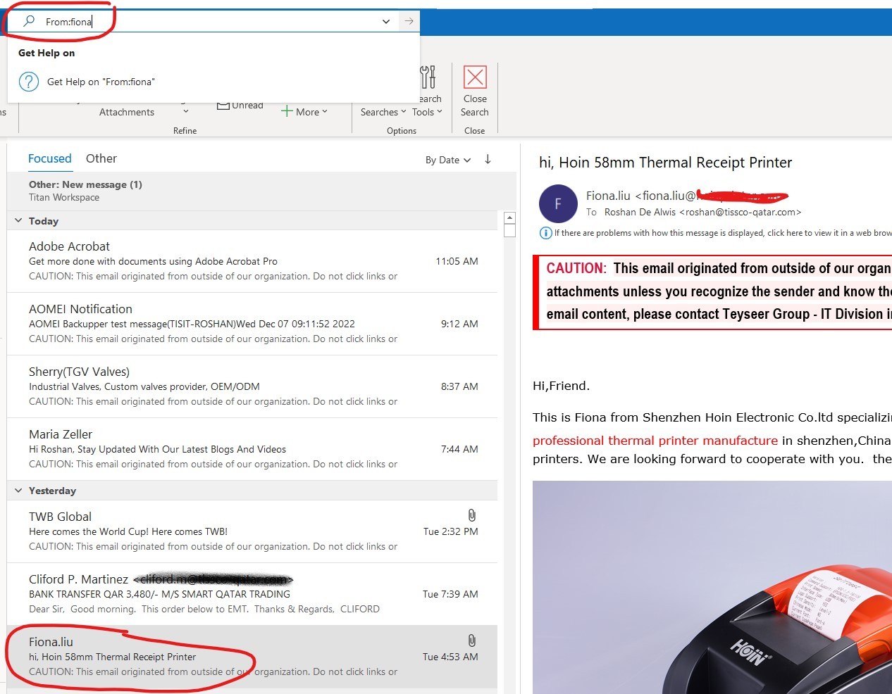 A missing Outlook search feature in Outlook 2021 - Microsoft Q&A