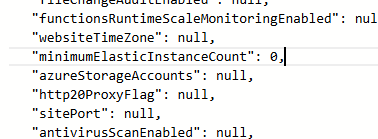Minimum elastic instance count Azure App Service - Microsoft Q&A