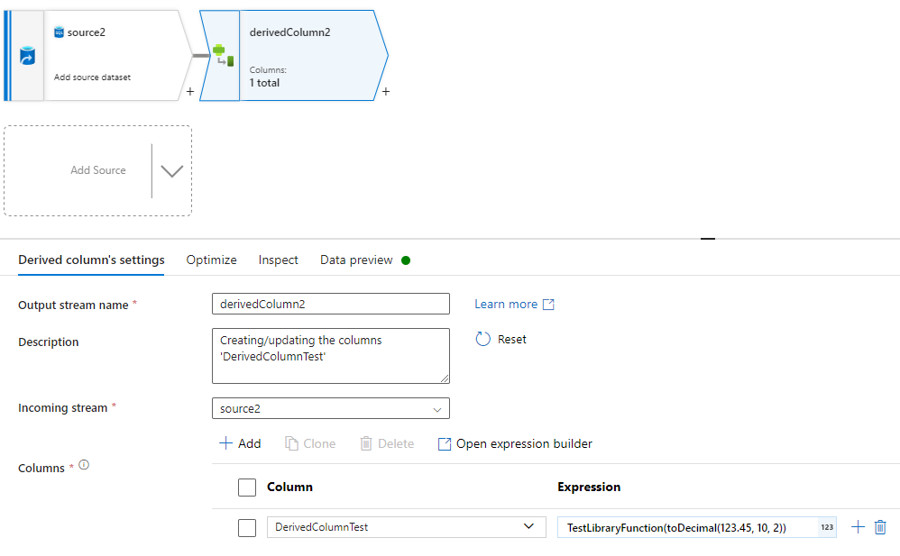Errors When Trying To Use Decimal Type Arguments In A Data Flow Library Function Microsoft Qanda