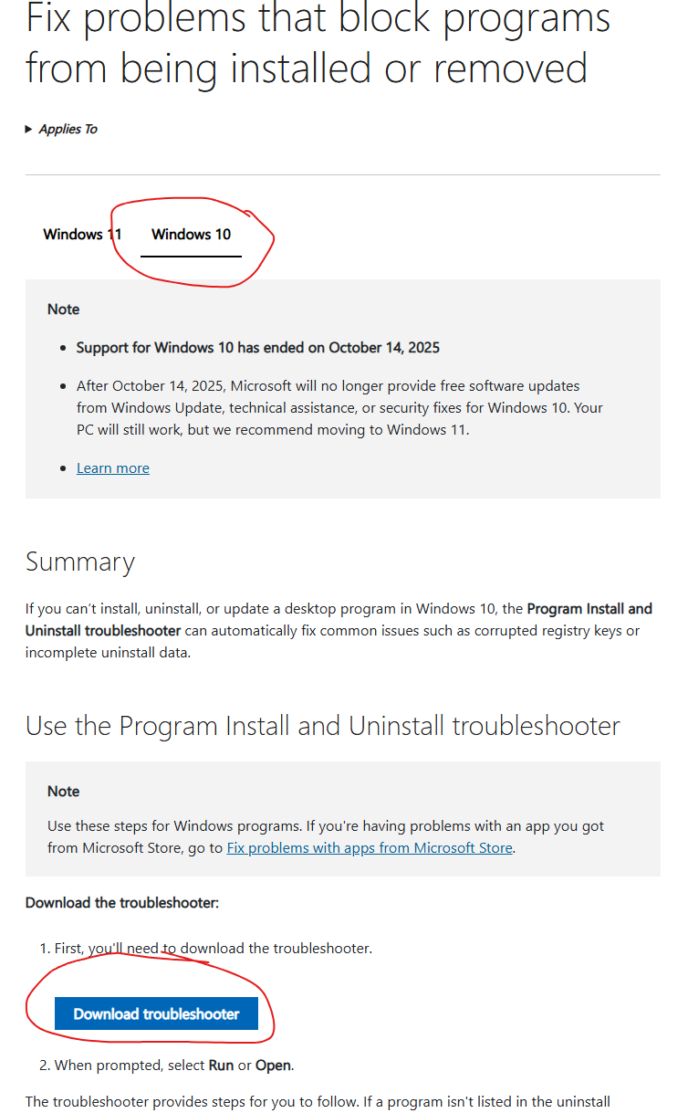 Can't uninstall or Install an App - Microsoft Q&A