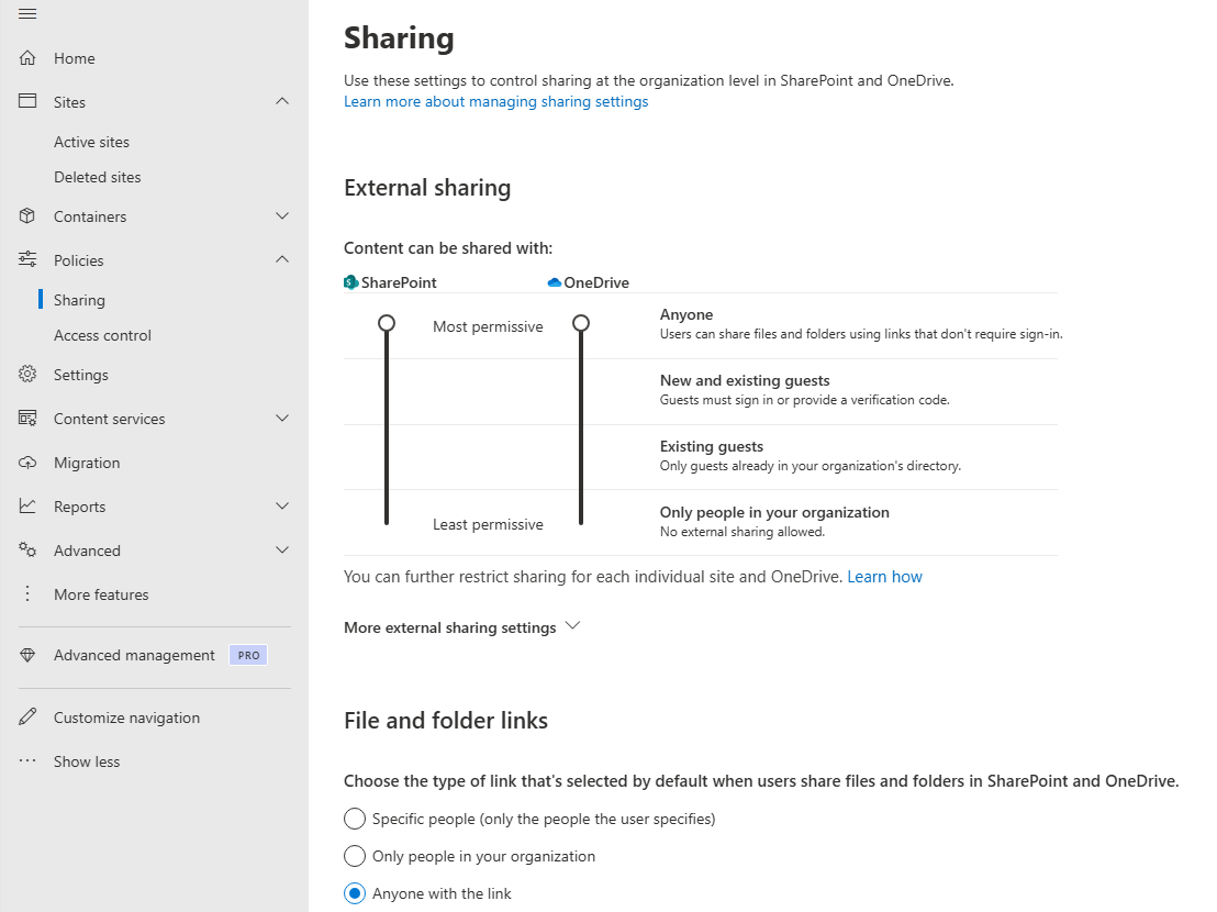 OneDrive Sharing Option Missing - Microsoft Q&A