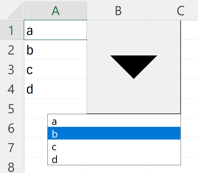 Excel drop down list font size too small and zoom not affecting drop down list - Microsoft Q&A