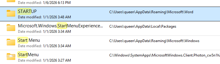 Trying to add a file to start menu - Microsoft Q&A