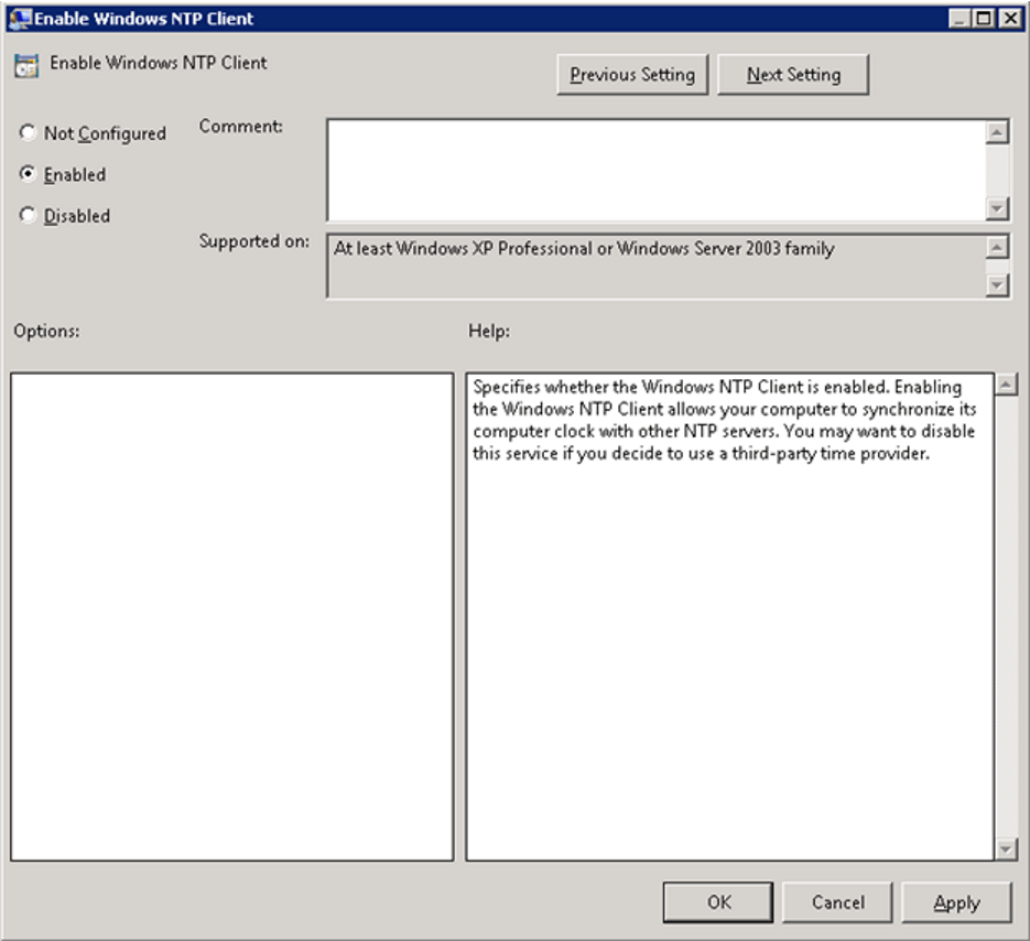 Windows Clients not Picking Up NTP Time from PDC - Microsoft Q&A