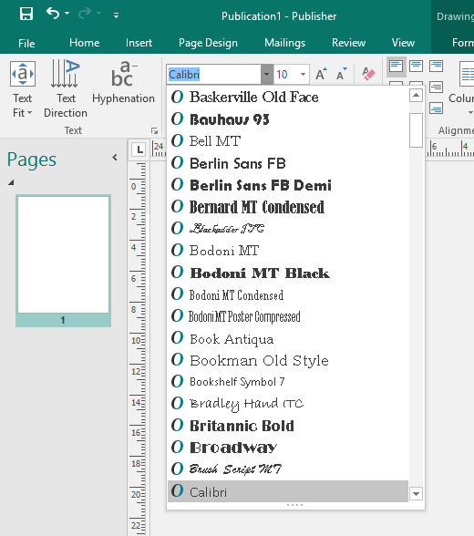 Publisher WordArt Does not show Font Preview - Microsoft Q&A