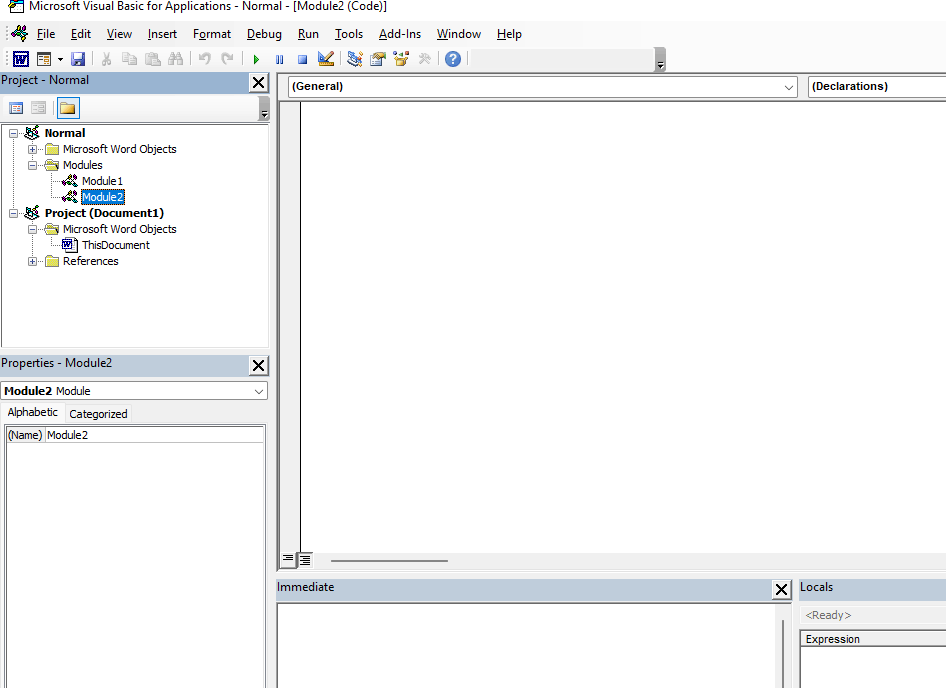 Can't access my macros in visual basic editor using Alt+F11 - Microsoft Q&A
