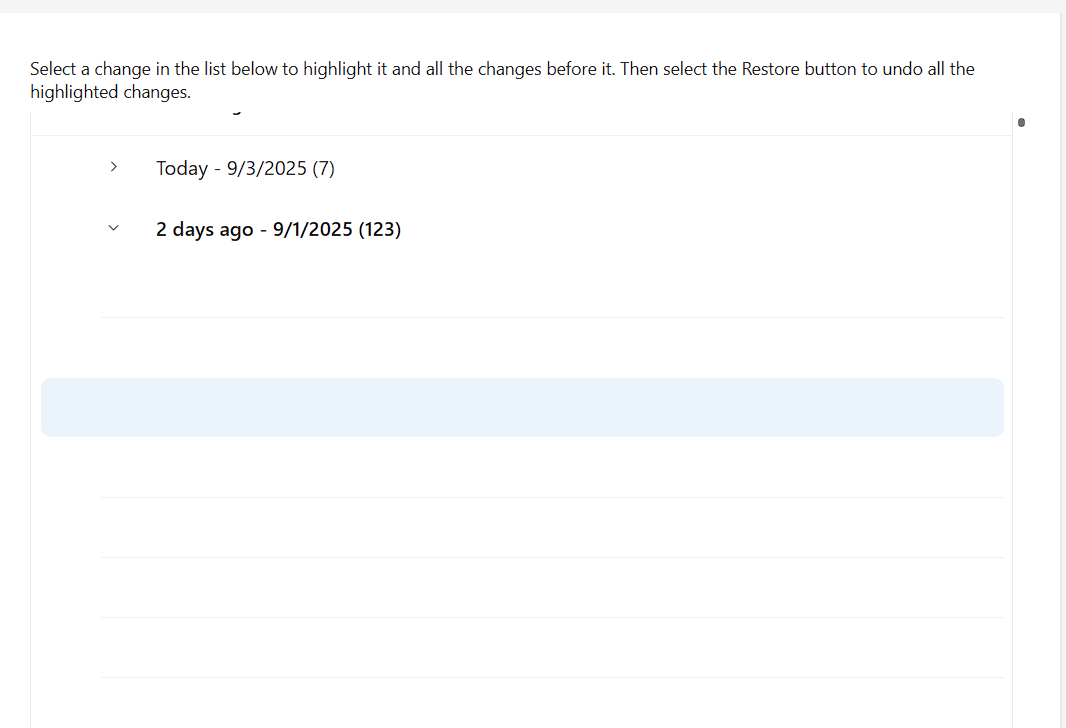 Restore your OneDrive shows blank – Need help restoring deleted files ...
