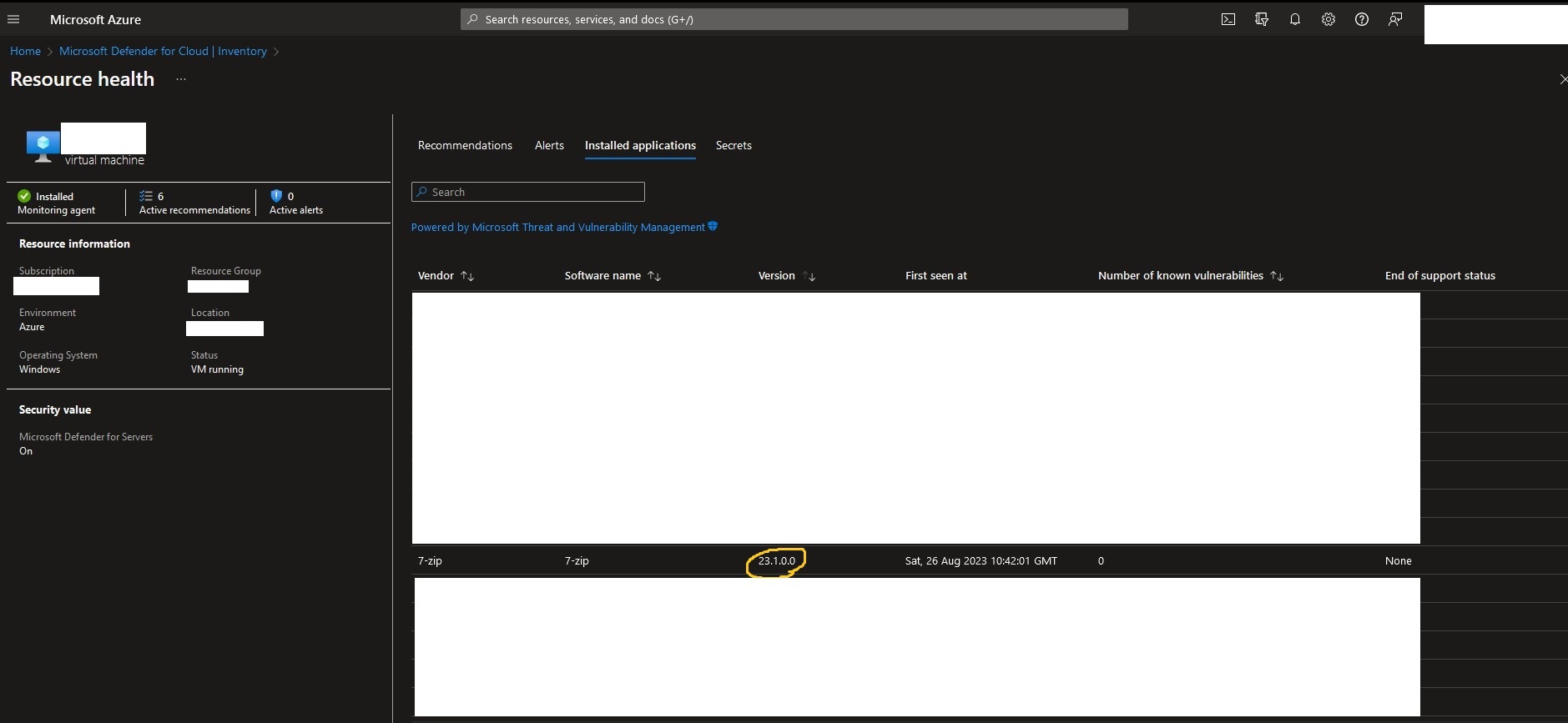 Azure Defender for Cloud - Qualys Agent Showing Resolved ...