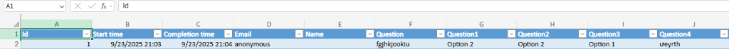 How to review all text answers in the Response Overview - Microsoft Q&A