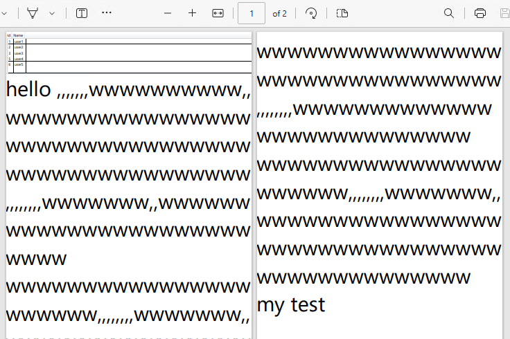 Why is my code printing a blank page - Microsoft Q&A