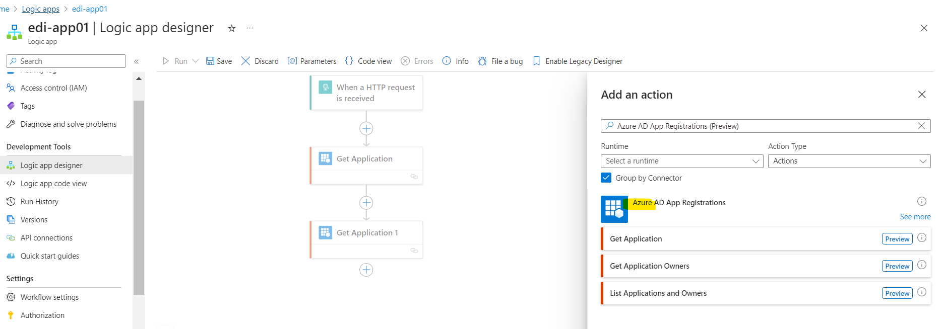 Permissions issue for advanced Hunting in logic app - Microsoft Q&A