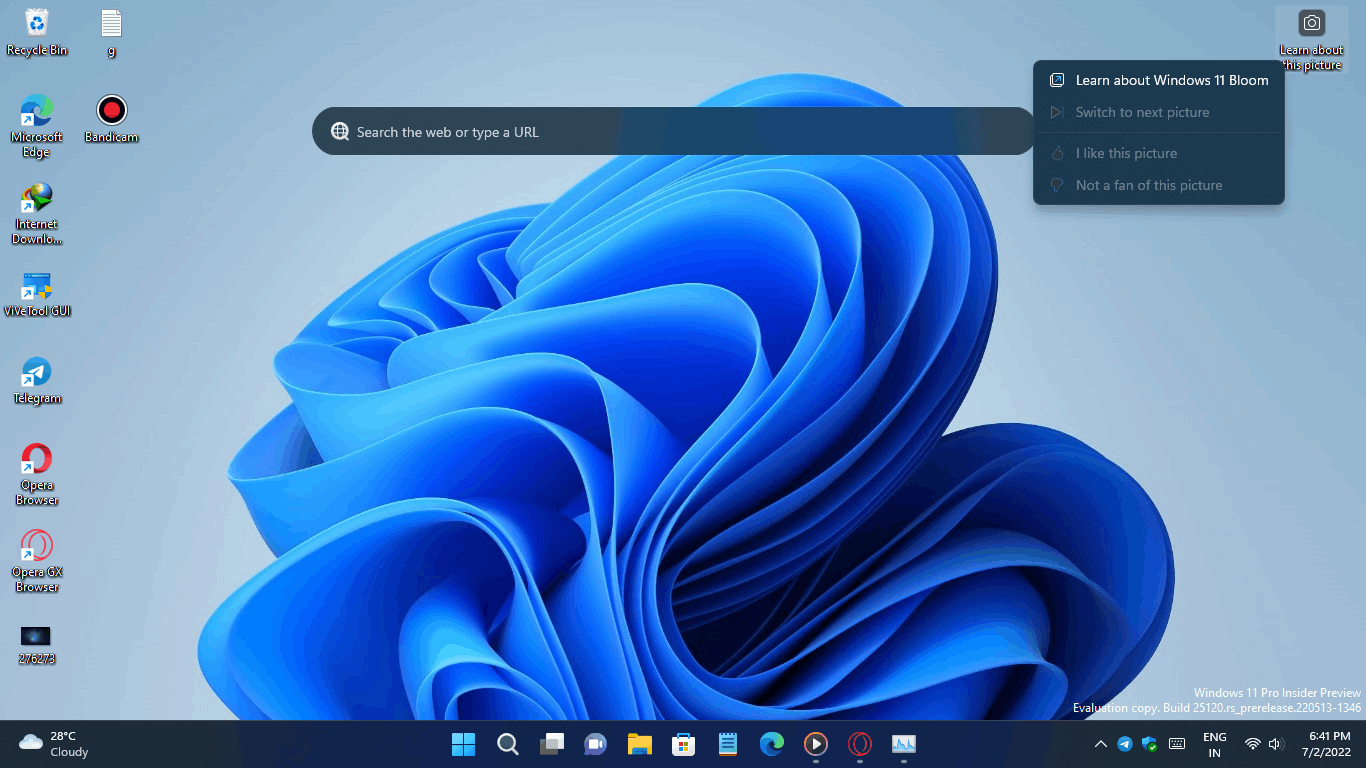 Windows Spotlight for Desktop not working ! Stuck on windows bloom ...