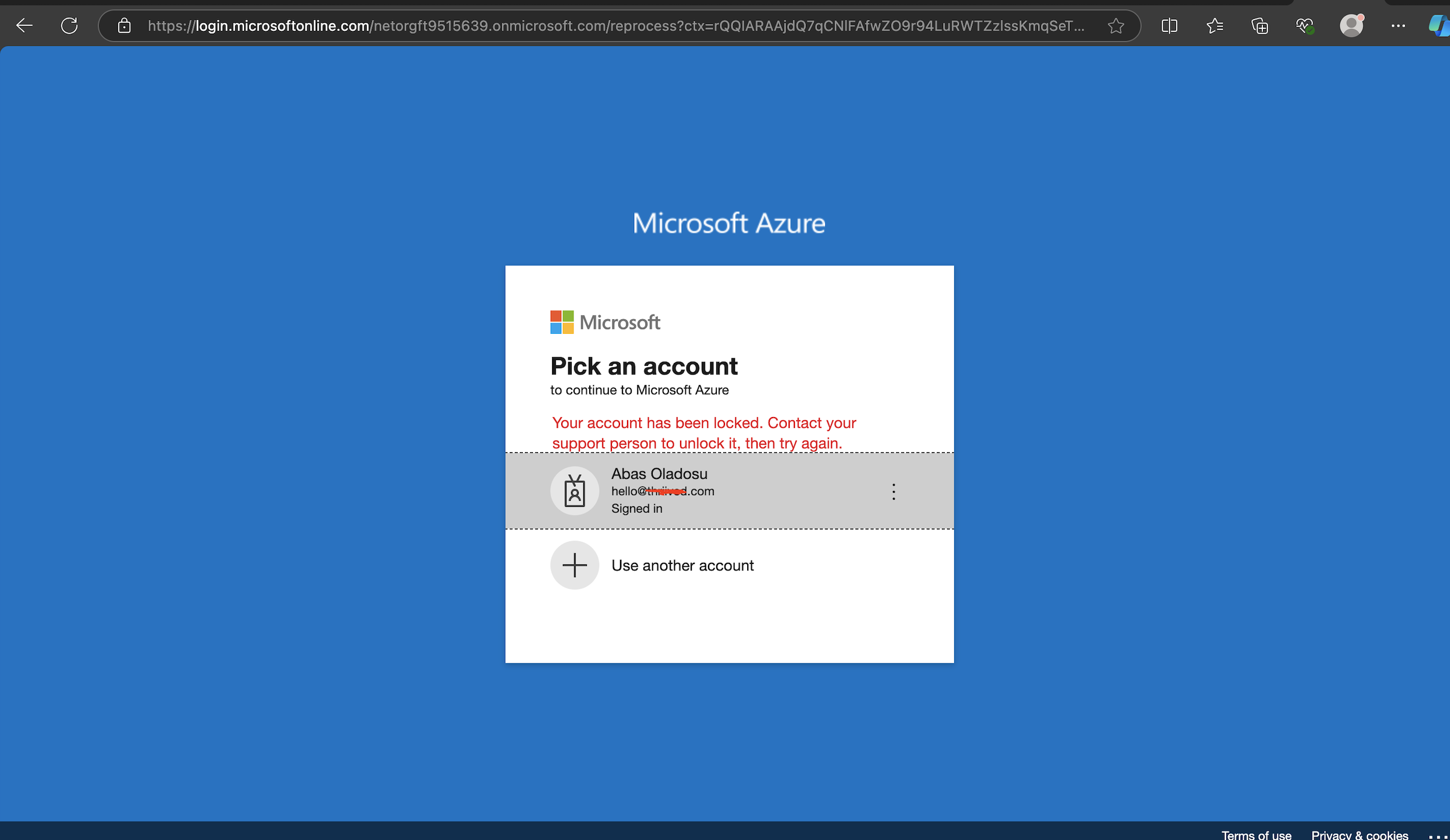 I am locked out of my account. I don't know what to do. - Microsoft Q&A