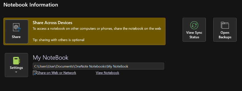 Unable to sync notebook in OneNote Desktop to OneNote Web - Microsoft Q&A