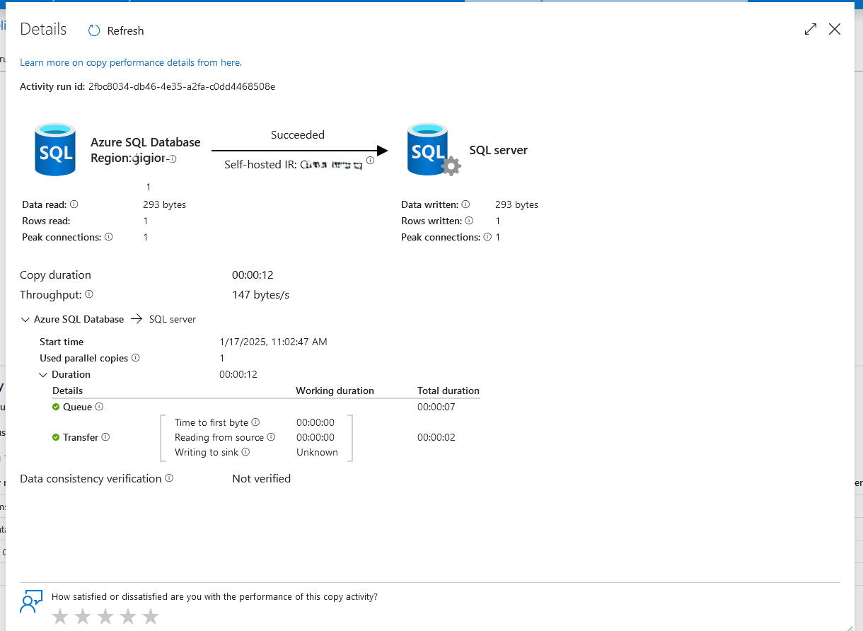 Discrepancy in ADF Pipeline Duration Despite Optimizations - Microsoft Q&A