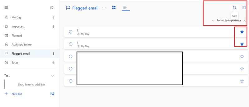 Flag Filter appearing in the Favourites list or task bar - Microsoft Q&A