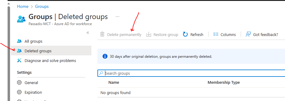 Removal Of A Deleted Group Out Of Authentication Methods Mfa Microsoft Qanda