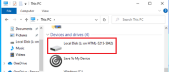 Under This PC Devices and drives Local Disk is not shown - Microsoft Q&A