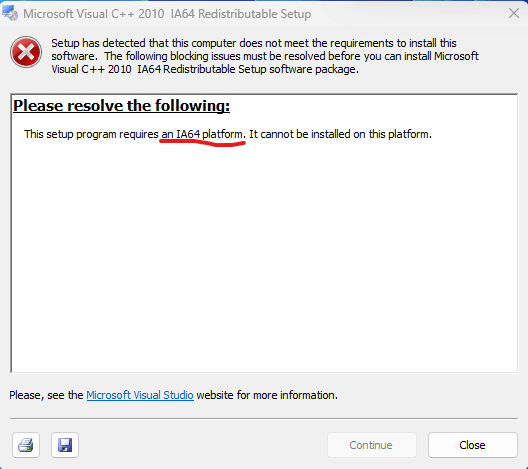 i dont know what a IA64 platform is and i need it - Microsoft Q&A