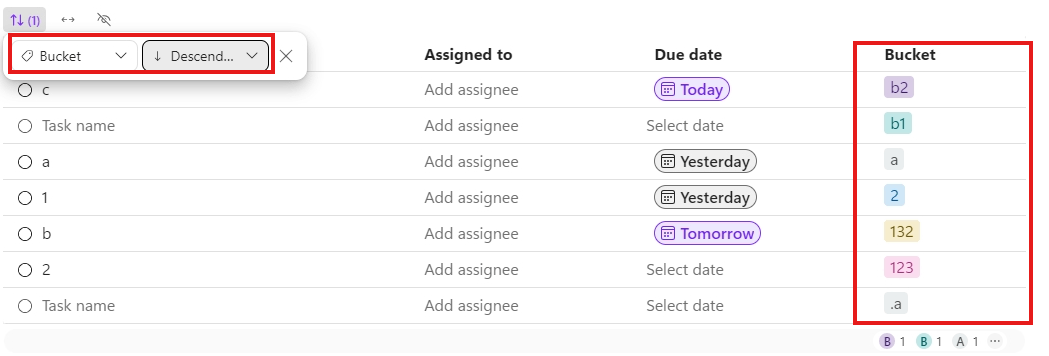 How does "sort" work in Loop? - Microsoft Q&A