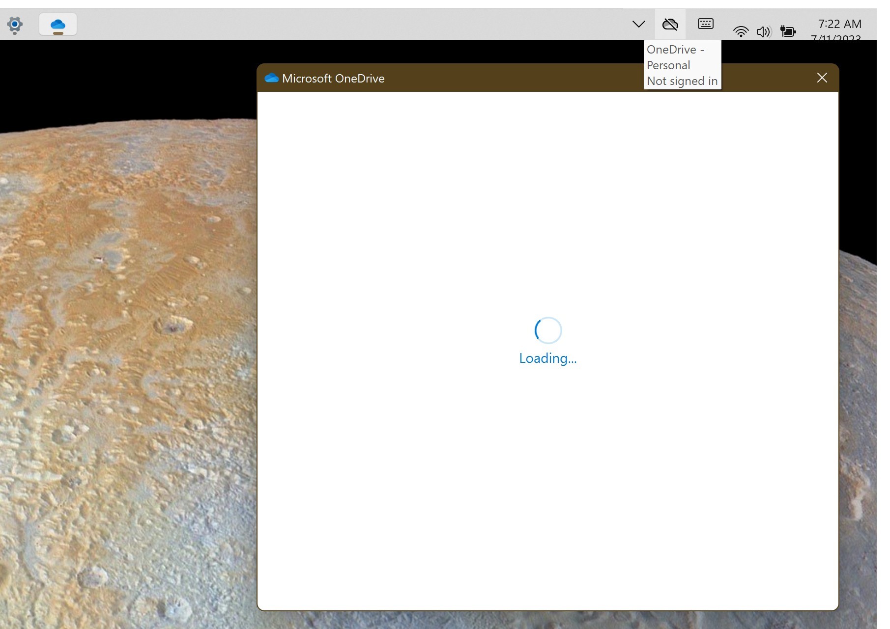 "Signing In" to my personal OneDrive Fails - Microsoft Q&A